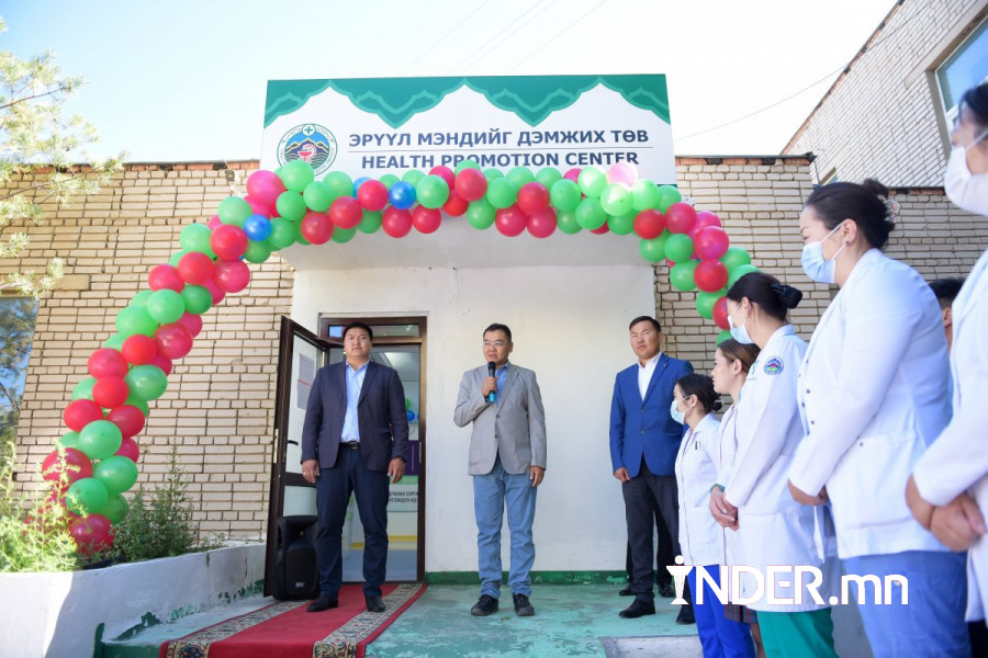 ЭМЯ ны хөрөнгө оруулалтаар Говьсүмбэр аймагт байгуулагдсан “Эрүүл мэндийн дэмжих төв“ ийн үйл