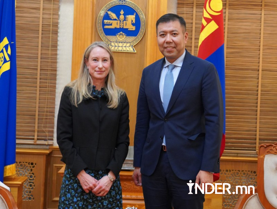 ХЗДХ ийн сайд Б Энхбаяр ИБУИНХУ аас Монгол Улсад суугаа Элчин сайд Фиона Блайтыг хүлээн авч уулзлаа
